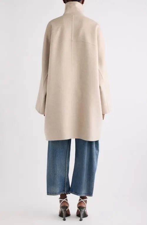 Alaïa Asymmetric Double Face Cashmere Coat
