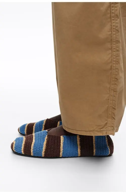 Bimba Y Lola Crochet Raffia Ballerina