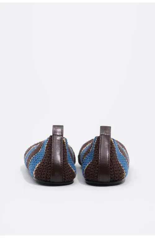 Bimba Y Lola Crochet Raffia Ballerina