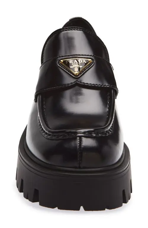 Prada Lug Sole Platform Loafer