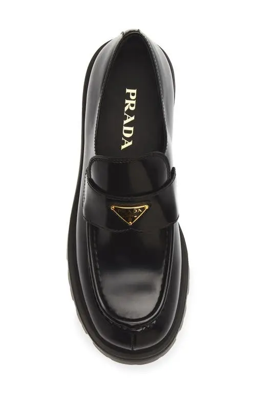 Prada Lug Sole Platform Loafer