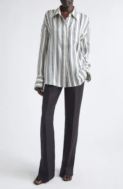HEIRLOME Petula Split Hem Silk Trousers