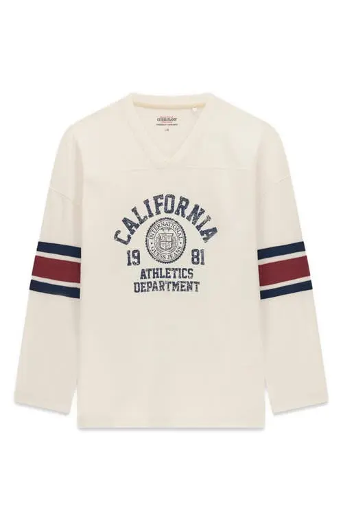 Guess Graphic Long Sleeve Hockey Jersey