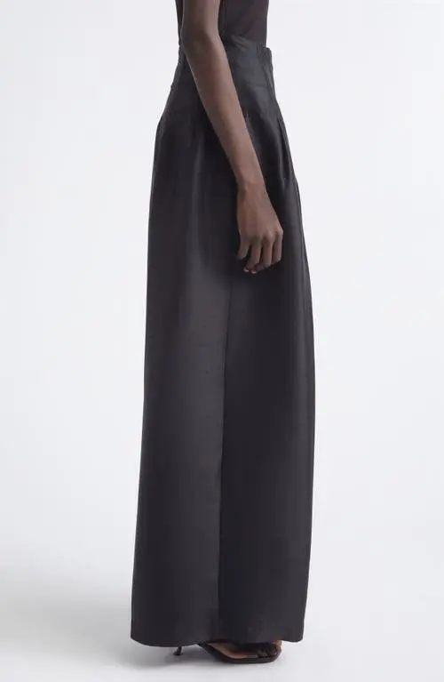 HEIRLOME Condesa Corseted Shantung Silk Trousers