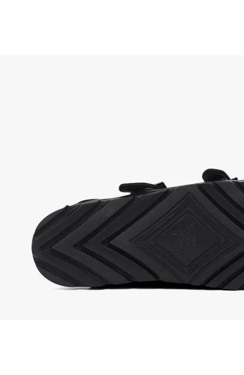 Mcm Sandals In Embossed Monogram Leather