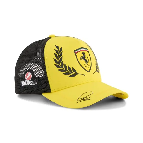 PUMA Scuderia Ferrari Replica Uk Hamilton Trucker Hat - Yellow