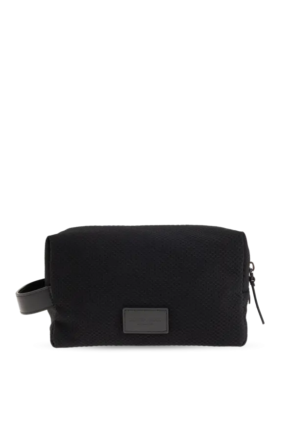 Giorgio Armani Logo Patch Cosmetic Bag