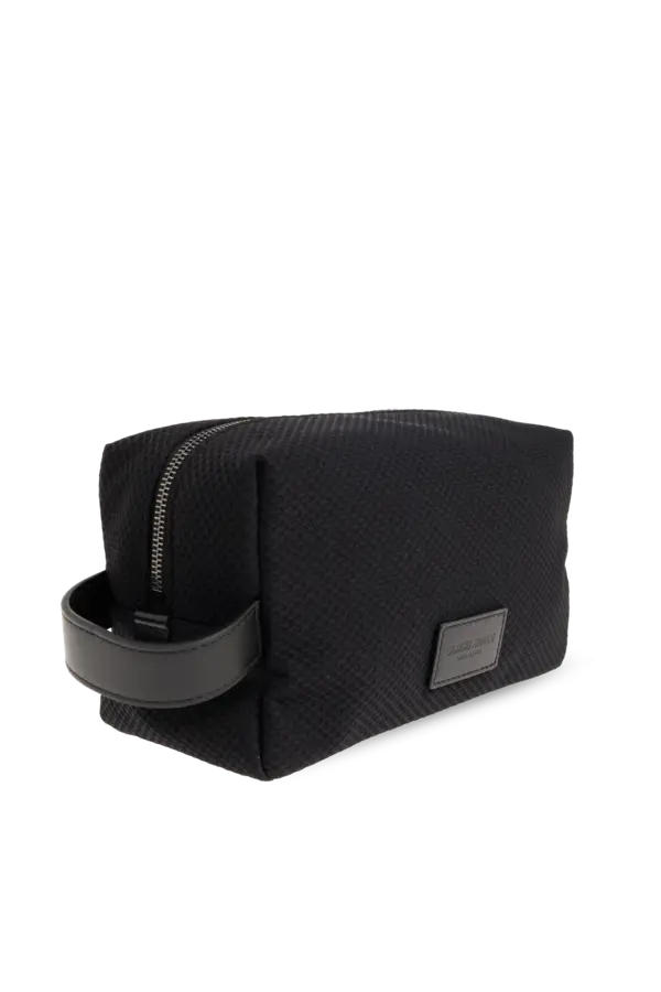 Giorgio Armani Logo Patch Cosmetic Bag