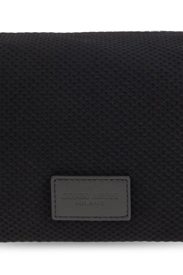Giorgio Armani Logo Patch Cosmetic Bag