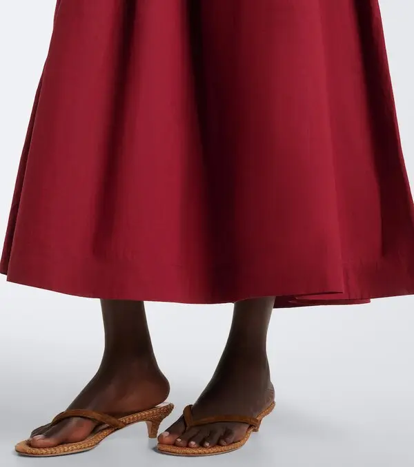 DÔEN Cotton Poplin Maxi Dress