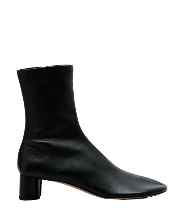 Bottega Veneta Leather Ankle Boots - Black