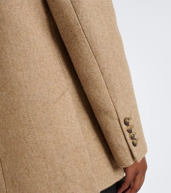 Victoria Beckham Double-breasted Wool-blend Blazer