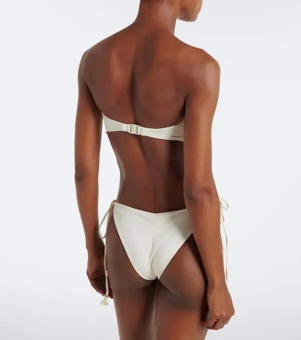 Johanna Ortiz Low-rise Bikini Bottoms With Self-tie Sides