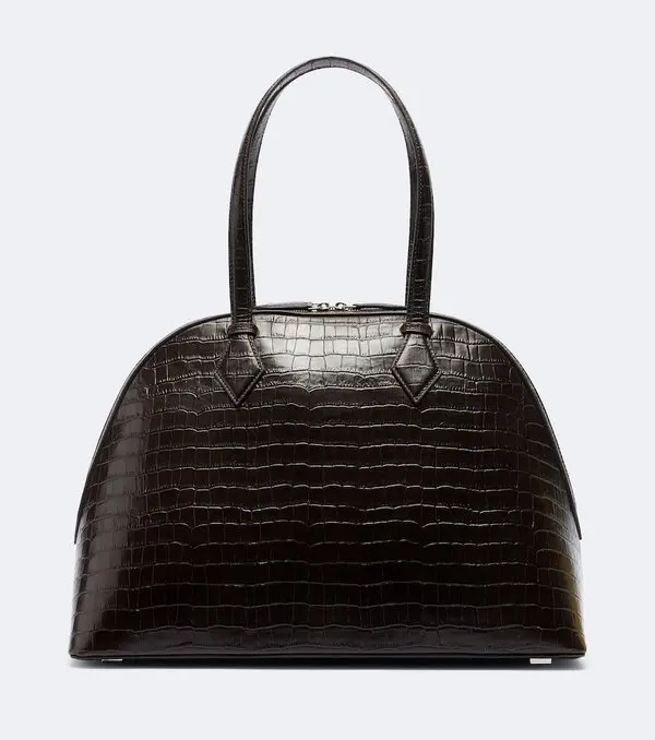 A.emery Harnick Embossed Leather Tote Bag - Brown