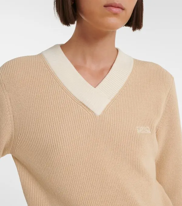 Loewe Double L V-neck Sweater