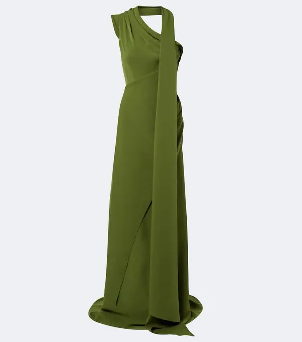 MARMAR HALIM Draped Bustier Gown
