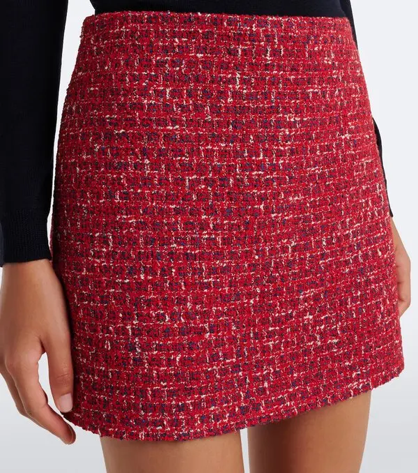 Valentino Garavani Tweed Miniskirt