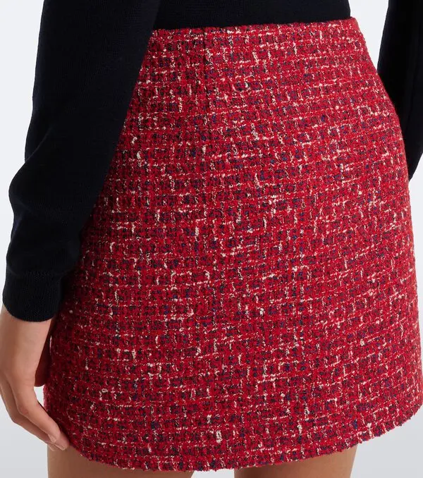 Valentino Garavani Tweed Miniskirt