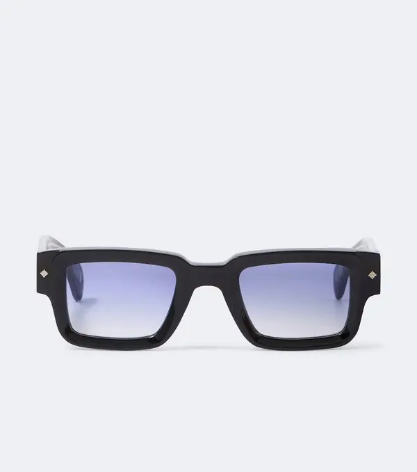 SATO Cervantes Rectangular Sunglasses - Black