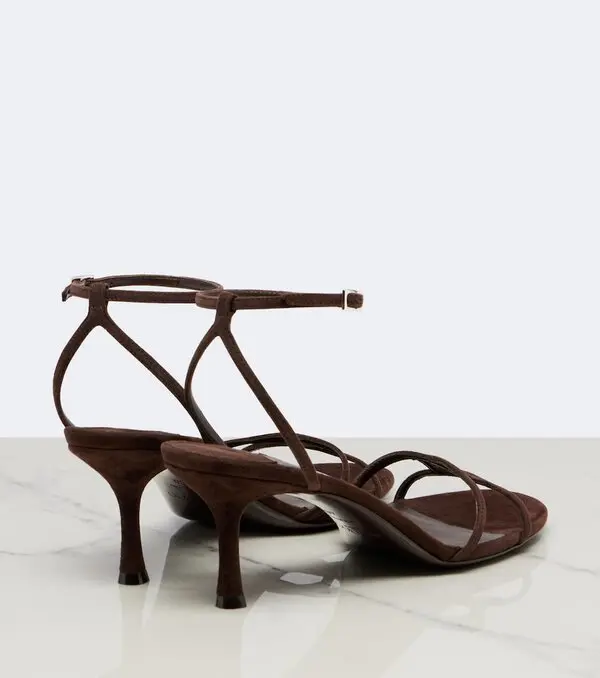 JIMMY CHOO Leo Suede Sandals
