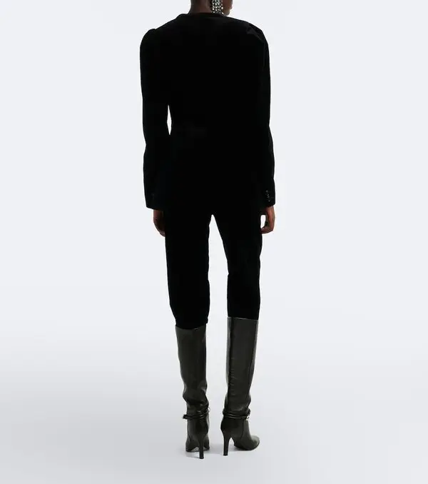 Isabel Marant Étoile Roaya Cotton Velvet Straight Pants