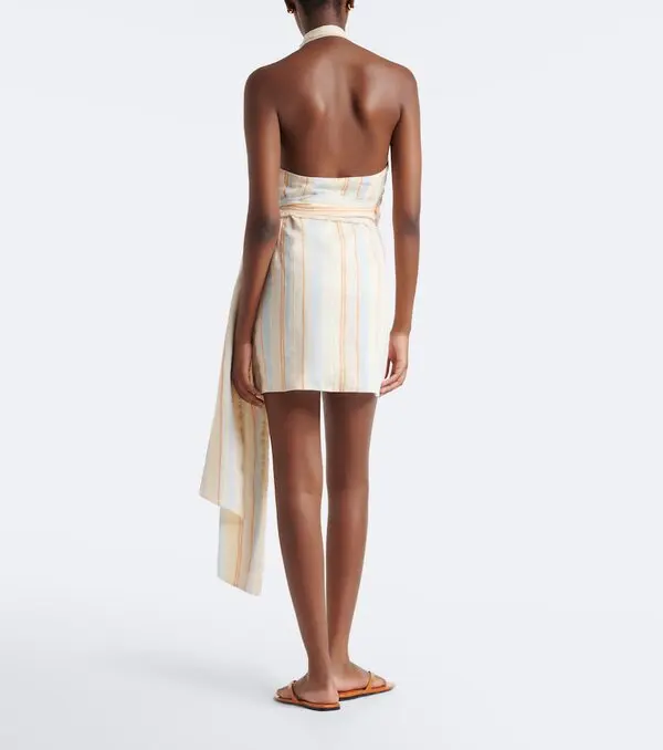 SIR. Pernille Striped Wrap Dress