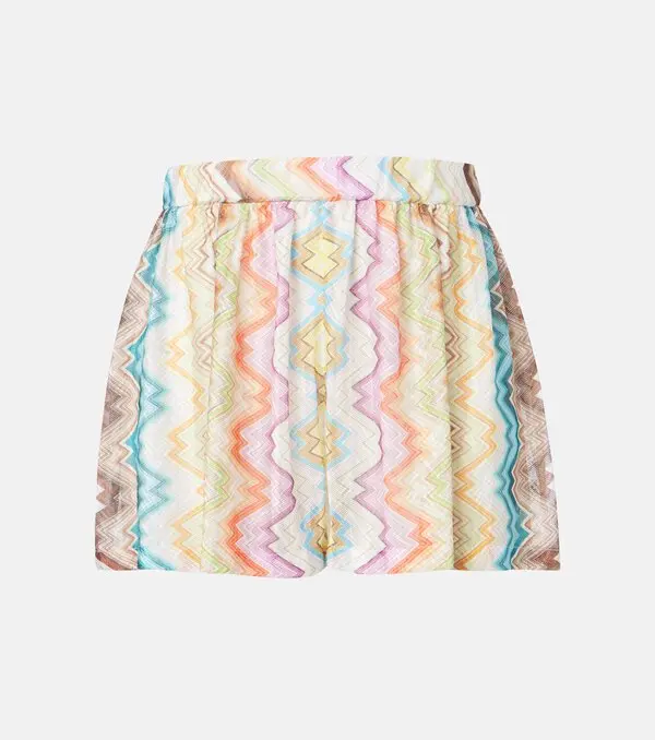Missoni Zigzag Pattern Shorts - Multicoloured