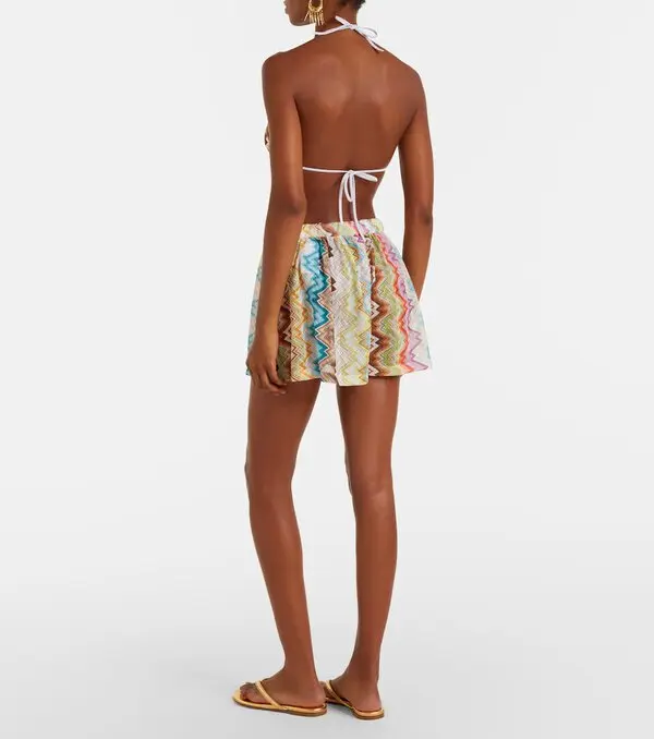 Missoni Zigzag Pattern Shorts - Multicoloured