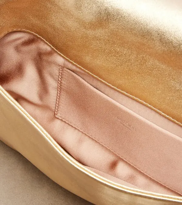 JIMMY CHOO Zandra Embellished Clutch - Gold