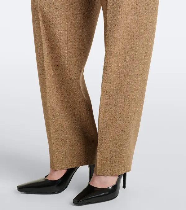 RÓHE Daria Wool-blend Tapered Pants