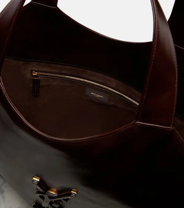 Saint Laurent Icare Leather Shopper