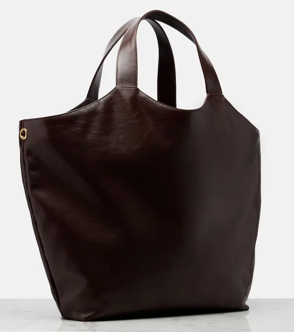 Saint Laurent Icare Leather Shopper