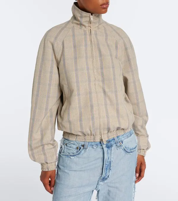 Acne Studios Checked Technical Jacket - Multicoloured