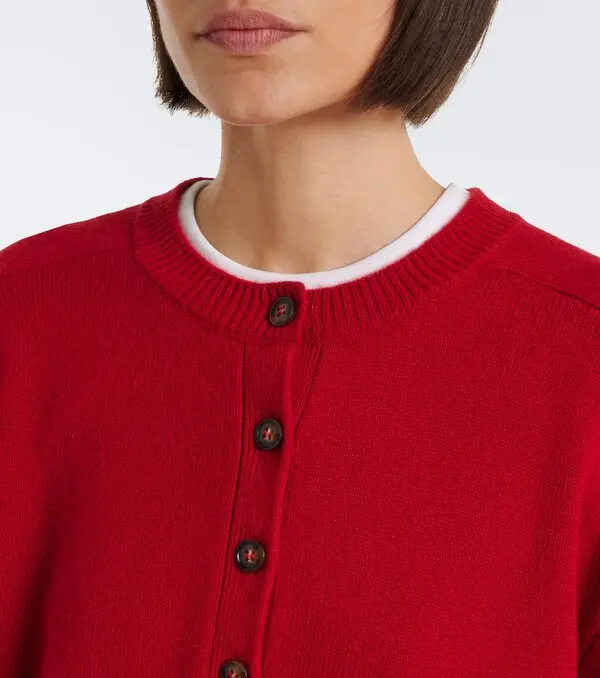 Loulou De Saison Malo Oversized Cashmere Sweater - Red