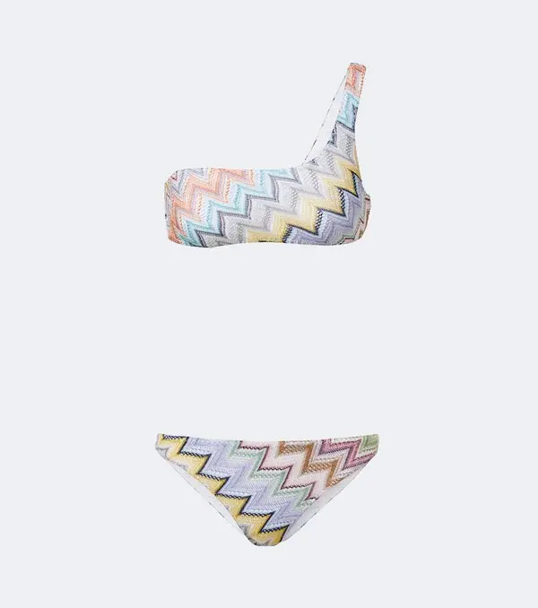 Missoni Zigzag Lamé Bikini - Multicoloured