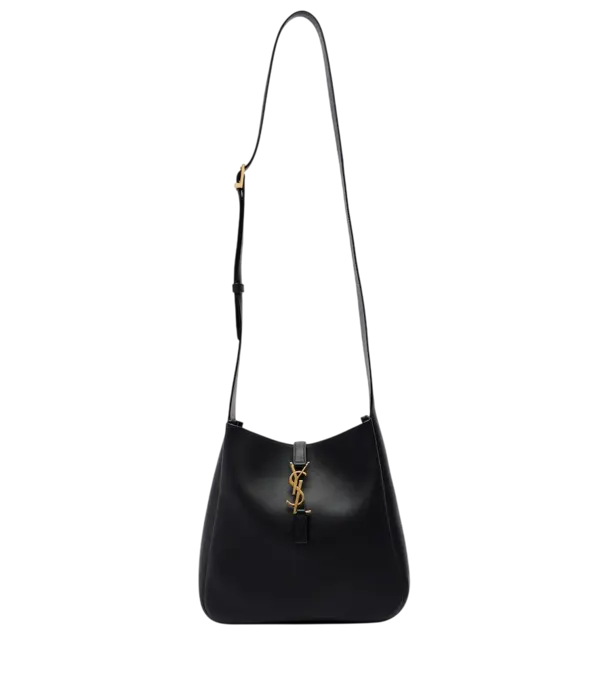 Saint Laurent Le 5 À 7 Leather Crossbody Bag - Black