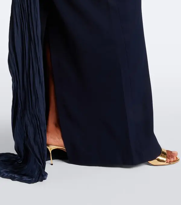MARMAR HALIM Caped Bustier Gown