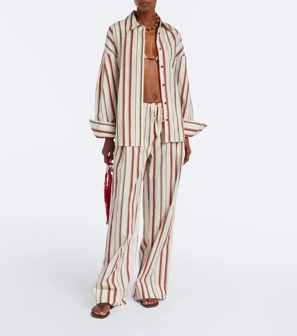 SIR. Alva Striped Cotton Shirt - Multicoloured