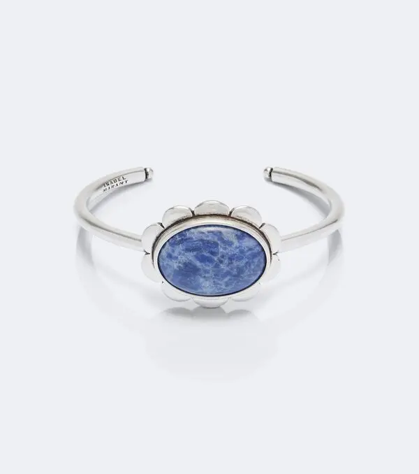 Isabel Marant Étoile Embellished Cuff Bracelet With Stone - Silver