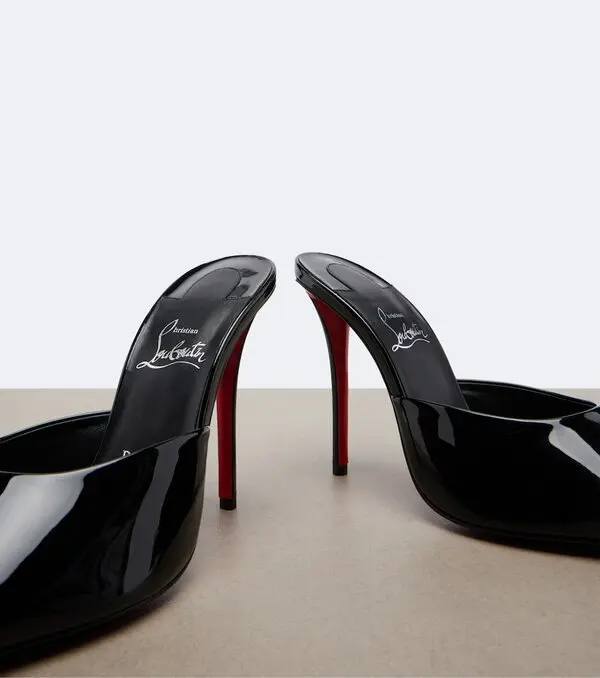 CHRISTIAN LOUBOUTIN Miss Z Leather Mules