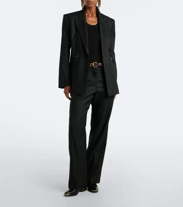 Isabel Marant Étoile Ranya Pinstripe Wool-blend Blazer
