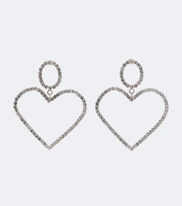 Isabel Marant Étoile Eden Asymmetric Embellished Earrings - Silver