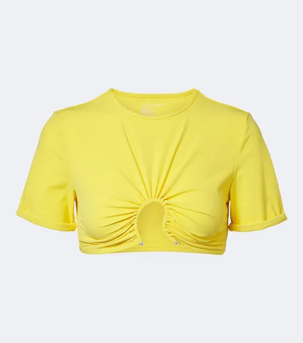 Christopher Esber Cutout Bikini Top - Yellow
