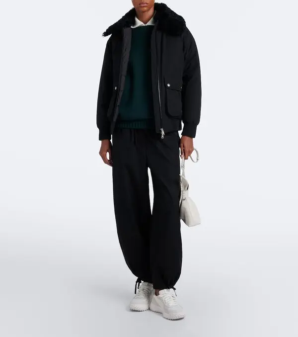 Moncler Citytrek Suede-trimmed Sneakers