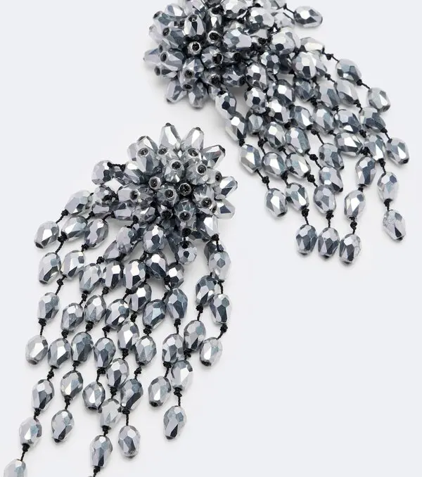 Isabel Marant Étoile Hanabi Beaded Clip-on Earrings