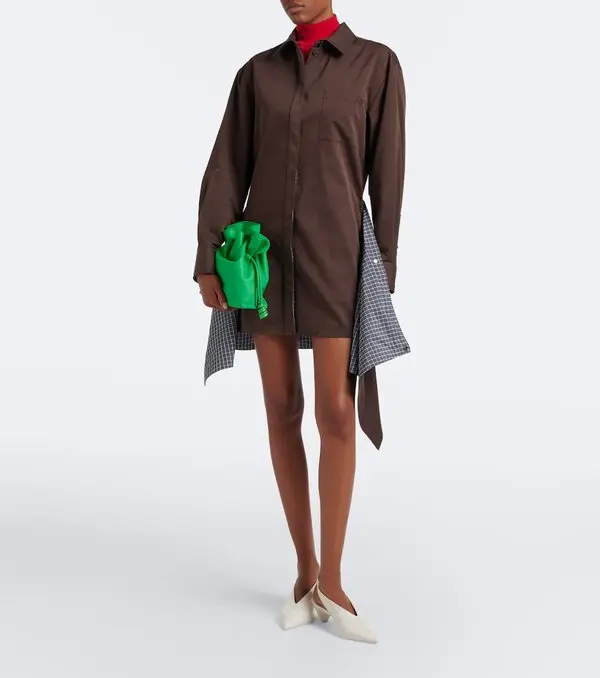 Loewe Cotton Silk Gabardine Shirt Dress