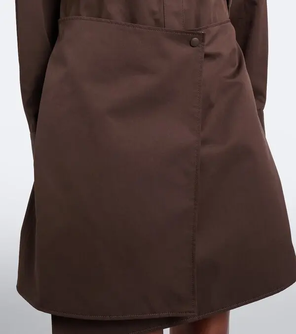 Loewe Cotton Silk Gabardine Shirt Dress