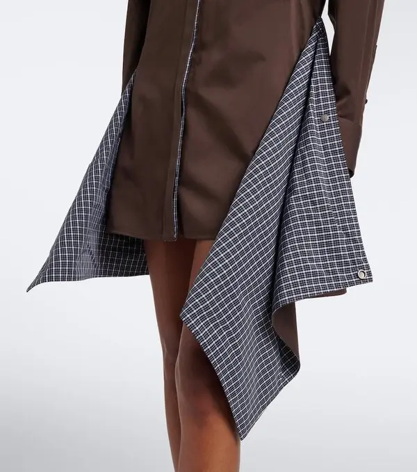 Loewe Cotton Silk Gabardine Shirt Dress