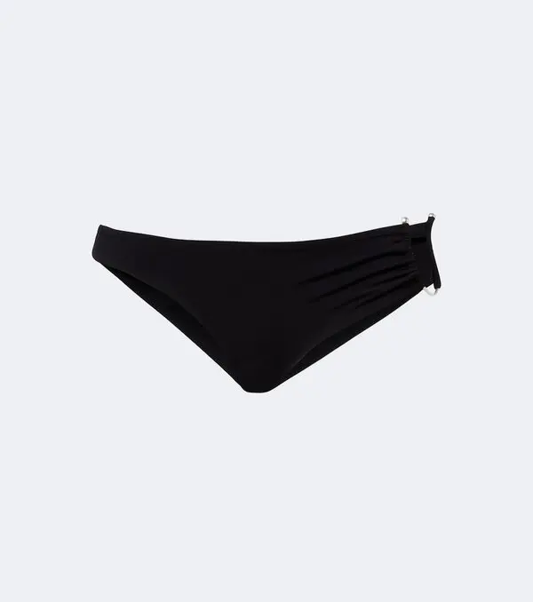 Christopher Esber Gathered Bikini Bottoms - Black
