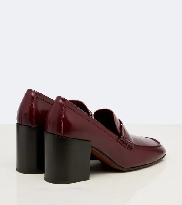 Dries Van Noten Leather Penny Loafers